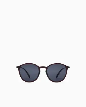 Giorgio Armani Panto Sunglasses - Burgundy