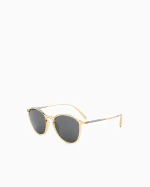 Giorgio Armani Panto Sunglasses - Yellow
