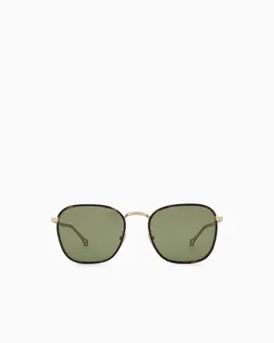 Giorgio Armani Square Sunglasses - Gold