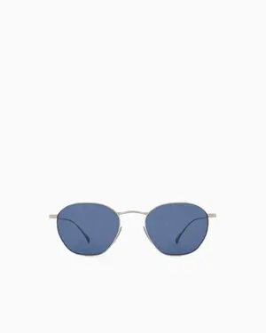 Giorgio Armani Square Sunglasses Silver