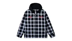 REVENGE Revenge XXXTentacion Kill Hooded Flannel - Black/red