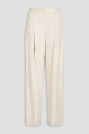 Theory Twill Wide-leg Pants