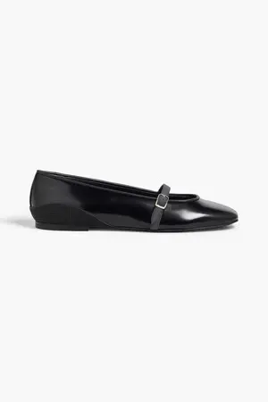 Theory Leather Ballet Flats