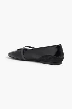 Theory Leather Ballet Flats