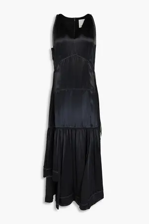 3.1 Phillip Lim Bead-embellished Layered Midi Dress