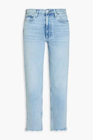 Rag & Bone Harlow Cropped Jeans - Light Denim