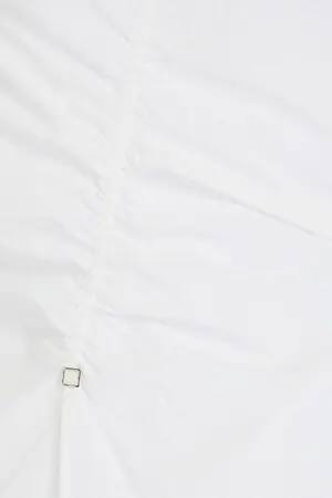 Jacquemus Ruched Cotton-gauze Maxi Dress