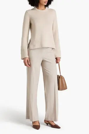 Theory Bouclé-knit Sweater - Beige