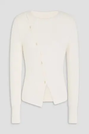 Jacquemus Pau Ribbed-knit Sweater - Ivory
