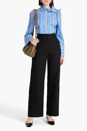 3.1 Phillip Lim Cotton-blend Wide-leg Pants