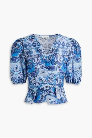 Sandro Puff Sleeve Tops