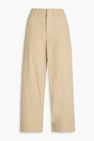 Cotton Cropped Trousers