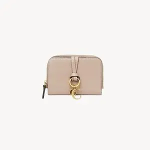 Chloé Alphabet Bi-fold Wallet In Shiny Leather