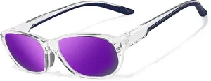 Zenni Oval Full Rim Sunglasses Clear