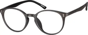 Zenni Round Frame Full Rim Eyeglasses With Tortoiseshell - Brown