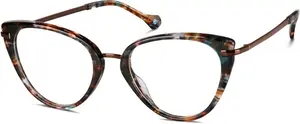 Zenni Zenni Cat-Eye Full Rim Frame Eyeglasses Dark Tortoiseshell