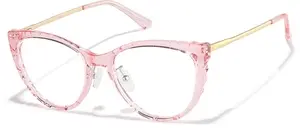 Zenni Cat-eye Full Rim Frame Eyeglasses - Pink