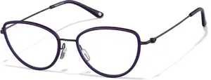 Zenni Zenni Cat-Eye Full Rim Frame Eyeglasses Plum