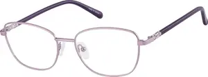 Zenni Cat-eye Full Rim Frame Glasses - Purple