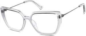 Zenni Zenni Cat-Eye Full Rim Frame Eyeglasses White