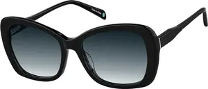 Zenni Cat-eye Full Rim Sunglasses - Black