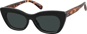Zenni Cat-eye Sunglasses Full Rim Frame - Black