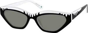 Zenni Cat-eye Full Rim Sunglasses - Black