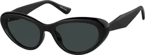 Zenni Cat-eye Full Rim Sunglasses - Black
