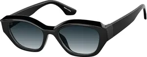 Zenni Cat-eye Full Rim Sunglasses - Black