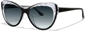 Zenni Cat-eye Full Rim Sunglasses - Black