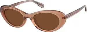 Zenni Cat-eye Full Rim Sunglasses - Brown