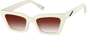 Zenni Cat-eye Full Rim Sunglasses - Cream