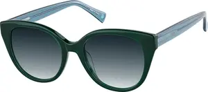 Zenni Cat-eye Full Rim Sunglasses - Green