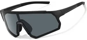 Zenni Oval Sunglasses - Black With Gray Lenses
