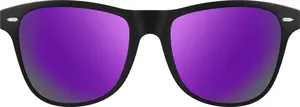 Zenni Classic Square Full Rim Sunglasses - Black