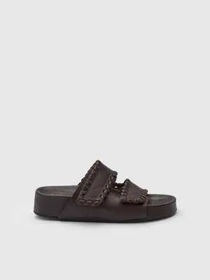 ATP ATELIER Furlo Stitch Leather Sandals