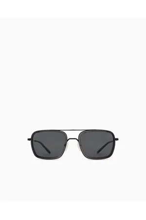 Emporio Armani Square Sunglasses - Black