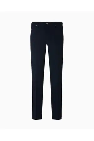 Emporio Armani Five-pocket Trousers - Navy