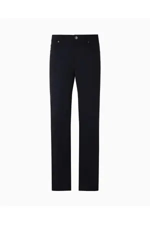 Emporio Armani Exclusive Five-pocket Trousers - Navy