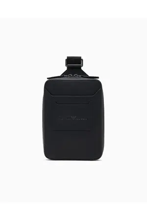 Emporio Armani Tumbled-leather Mini Backpack