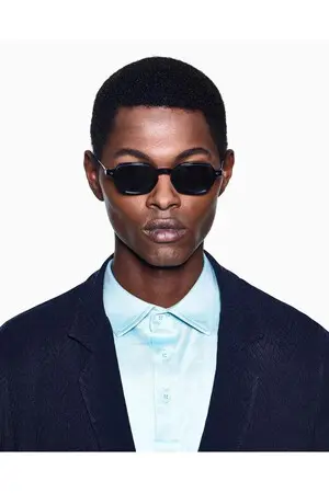 Giorgio Armani Rectangular Sunglasses - Blue