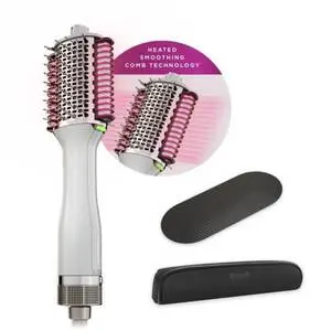 SHARK Smoothstyle Heated Comb & Blow Dryer Brush With Storage Bag & Silicone Mat - One-color