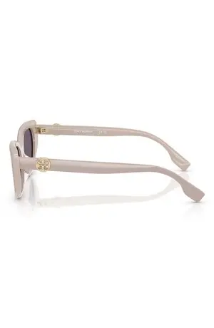 Tory Burch 55mm Cat Eye Sunglasses - Crystal