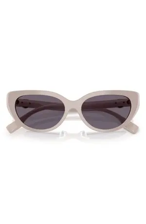 Tory Burch 55mm Cat Eye Sunglasses - Crystal