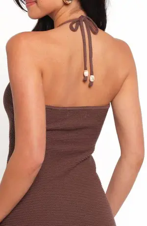 PETAL & PUP Darya Halter Sweater Dress