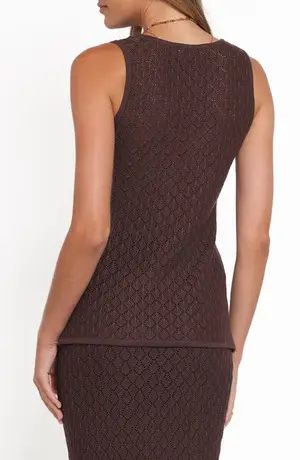 PETAL & PUP Pointelle Sweater Vest