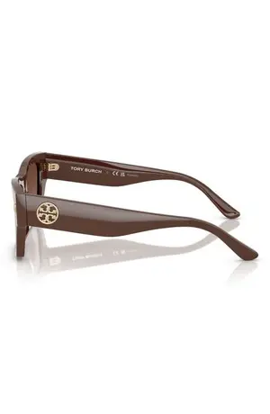 Tory Burch 52mm Rectangular Sunglasses