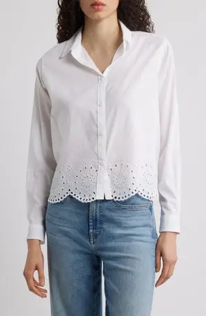 BEACHLUNCHLOUNGE Julian Eyelet Shirt