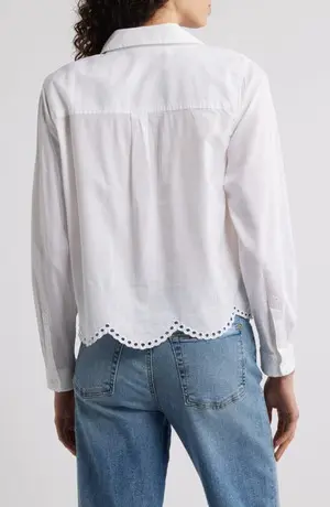 BEACHLUNCHLOUNGE Julian Eyelet Shirt