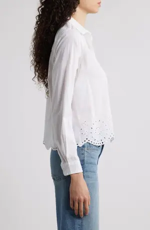 BEACHLUNCHLOUNGE Julian Eyelet Shirt